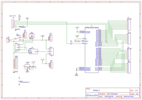 stm32f103 blue pill easyeda open source hardware lab
