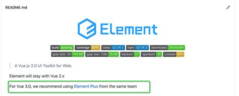 [feature request] support for vue 3 · issue 19964 · elemefe element