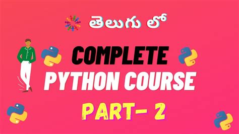 python complete course for beginners in telugu python complete