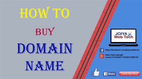 How To Purchase Domain Name Buy Domain From Godaddy Youtube