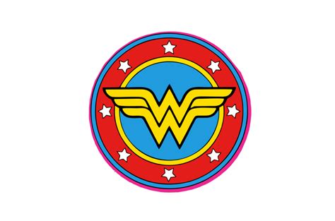 Wonder Woman Logo Svg Wonder Woman Png Digital File Stencil Vector