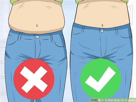 Easy Ways To Hide Belly Fat In Jeans 13 Steps With Pictures
