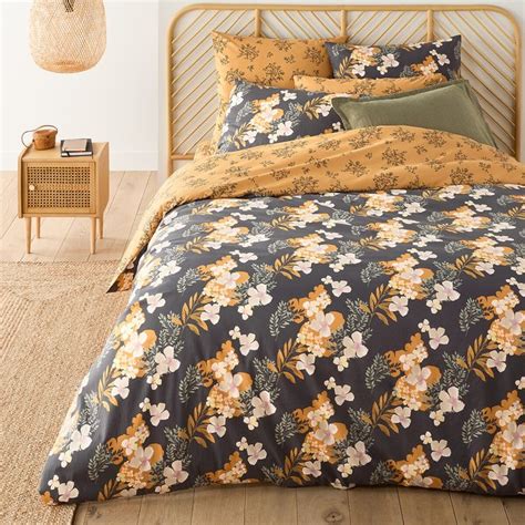 Housse De Couette Coton Lavé Shabby La Redoute Interieurs Imprimé Fond