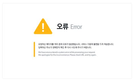 오류 error
