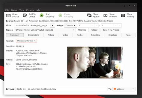 handbrake video converter 1 1 0 includes new presets user