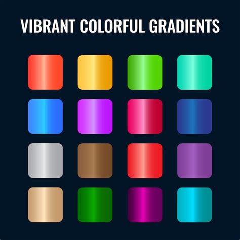 Premium Vector Beautiful Gradient Color Palette Collection