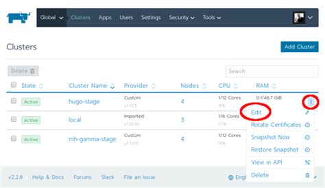 how to upgrade kubernetes version in a rancher 2 managed cluster