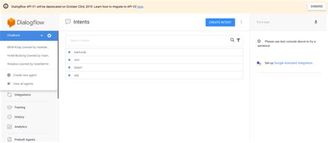 voice assistant using dialogflow with kotlin dev