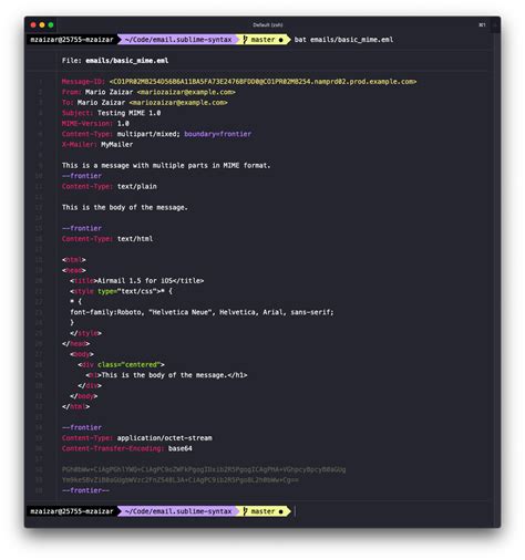 github mariozaizar email sublime syntax email syntax highlighting
