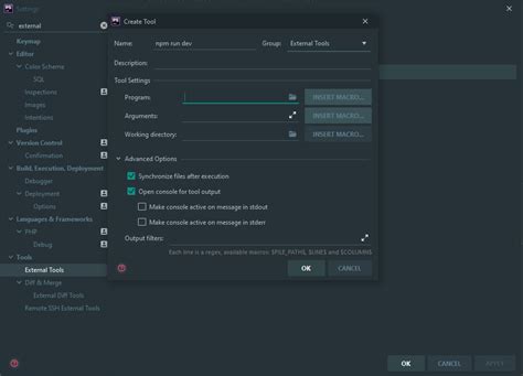 jetbrains ide how can i run dev to remote server in