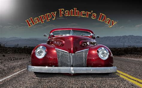 Happy Fathers Day Modified Cadillac Car Red Hd Wallpaper Pxfuel