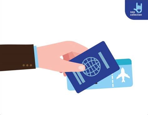 Hand Holding Boarding Pass Illustrations Royalty Free Vector Graphics