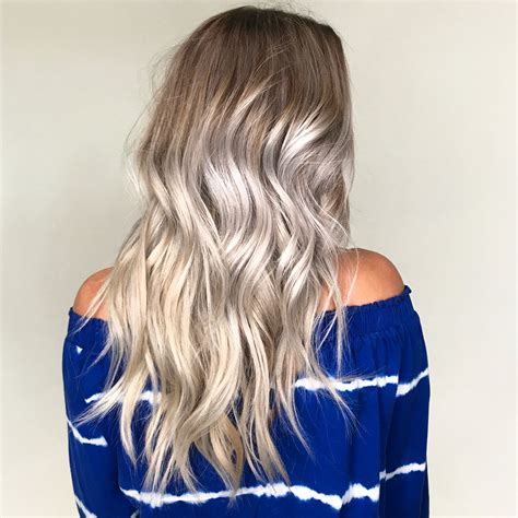 Shadow Root Cool Toned Blonde Balayage Blonde Balayage Long Hair