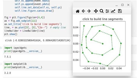 [matplotlib] 65 ‘button release event で図に線分を描写 サボテン
