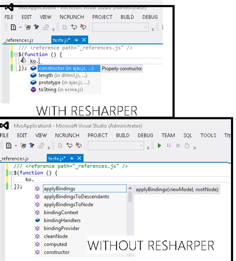 references js doesn t work resharper support jetbrains