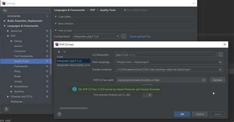 can t make php cs fixer work ides support intellij