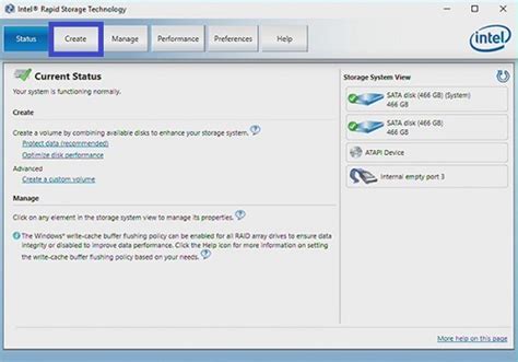 micro center how to set up raid using intel rst