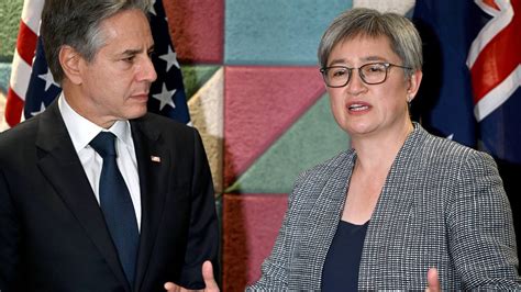 Ausmin Antony Blinken And Penny Wong Reaffirm Us Australia Ties In