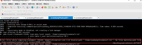 hive采坑分享 semanticexception line 1 23 invalid path opt mod csdn博客