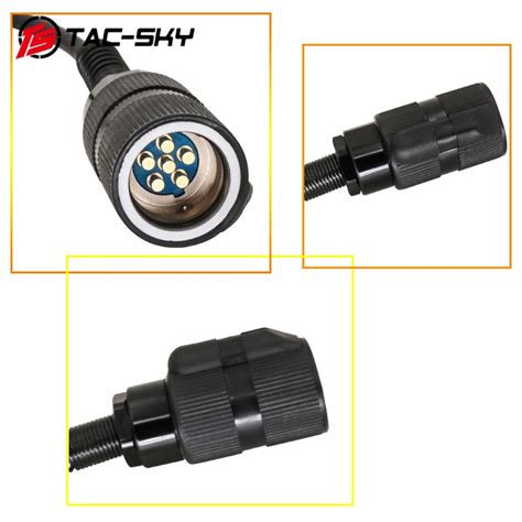 Ts Tac Sky 6 Pin Ptt Tactical Ptt Adapter For An Prc 148 152 163 Walkie