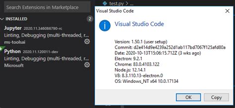 unexpected error message python 3 9 0 64 bit required ipykernel to be
