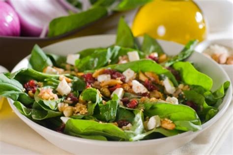 Ensalada De Espinaca Con Arándanos