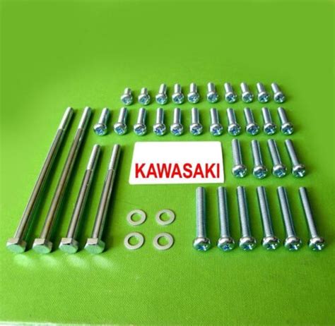 Kawasaki Engine Motor Side Cover Bolt Screw Kit Set Z1 Kz900 Kz1000 Kz