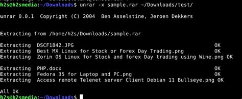 how to install unrar debian 11 bullseye or 10 buster linux