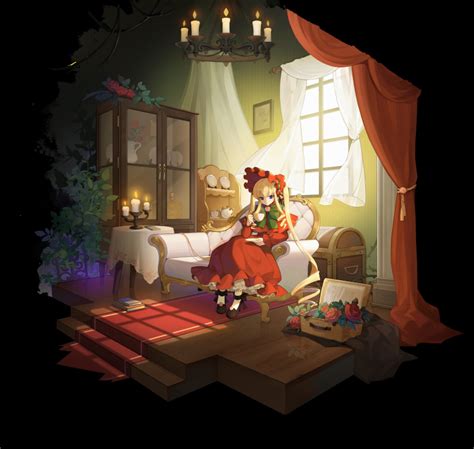 Safebooru 1girl Absurdres Bangs Basket Black Footwear Blonde Hair