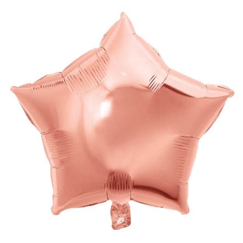 18 Rose Gold Foil Star Balloon Akadi Candles