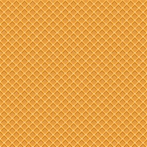 Padrão Sem Costura A Textura Do Waffle Uma Casquinha De Sorvete Vetor