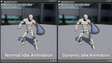 unreal engine 4 dynamic idle animation youtube