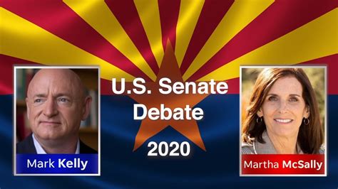 U S Senate Debate 2020 Mark Kelly D And Sen Martha Mcsally R