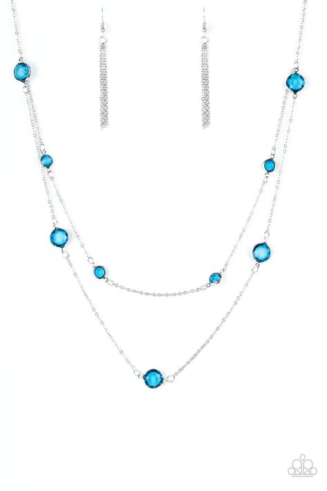 Raise Your Glass Blue Necklace Paparazzi Accessories