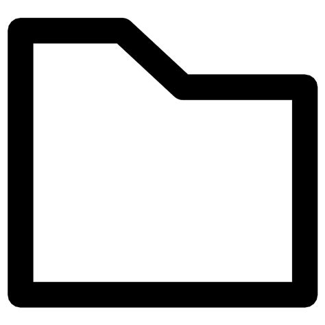 Folder Blank Vector Svg Icon Svg Repo