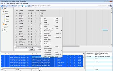 extract data from a website to excel grab html tables to