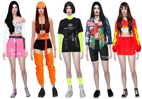 Kpop Outfits Sims 4 Kpop Webzine