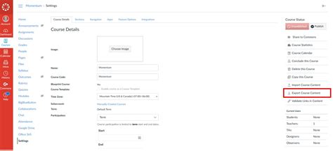 how to export classic and new quizzes from canvas lms