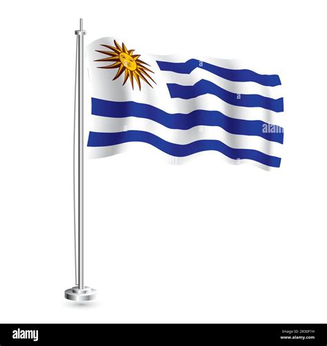 Bandera Uruguaya Bandera De La Onda Realista Aislada Del País De