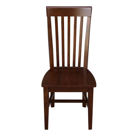 International Concepts Tall Mission Espresso Dining Chair Set Of 2
