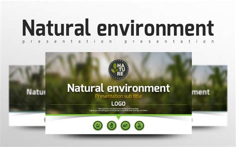 Modèle Powerpoint De Lenvironnement Naturel