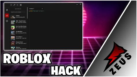 free roblox exploit zeus level 7 full lua executor script hub