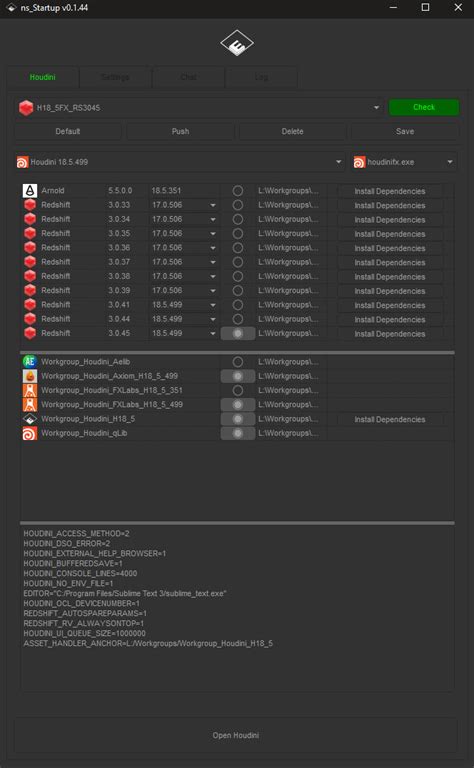 startup houdini environment python tool enoni de