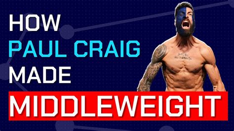 Paul Craig Making Middleweight The Nutritional Strategies Youtube