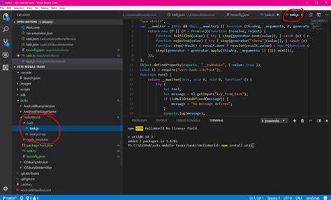 building azure devops vsts tasks with typescript and vs code james