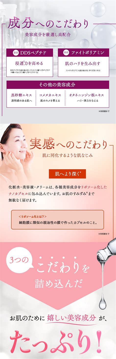 ぜいたくな化粧水で年齢を忘れるような肌に。｜ベルロージィトライアル Kissui－粋－