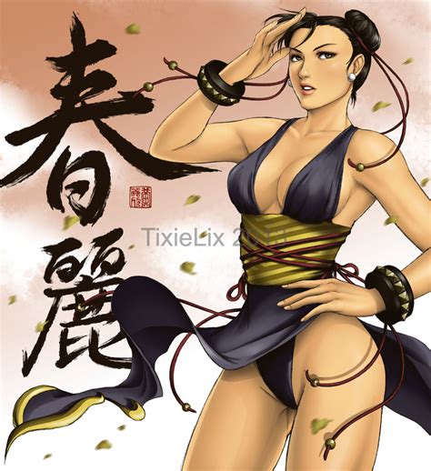 lixin wang chun li capcom street fighter street