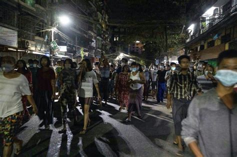 Myanmar Residents On Night Patrol As Coup Tensions Deepen Ibtimes