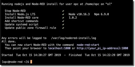 installing node red in an always free vm on oracle cloud