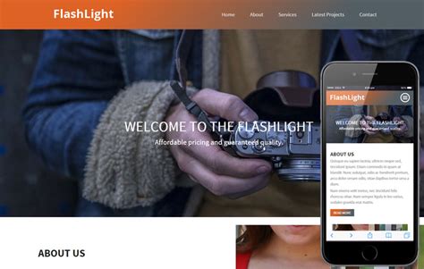 flash light a photo gallery flat bootstrap responsive web template ~ my